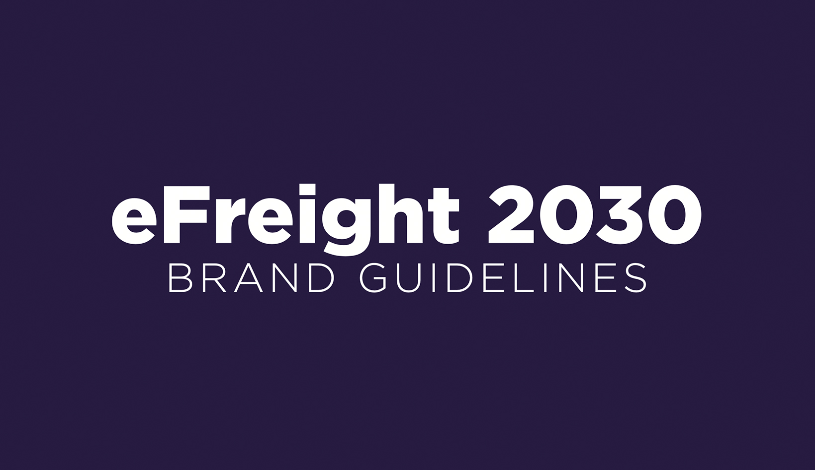 Brand Resource Centre – eFreight 2030